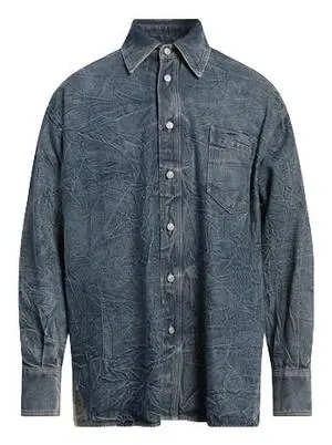 MAISON MARGIELA Denim Shirt Size Cotton - Blue