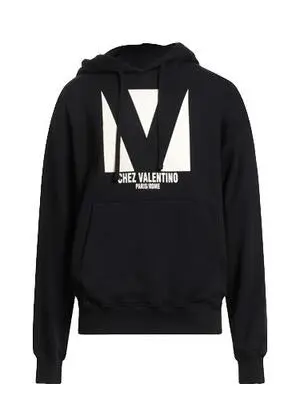 Valentino Garavani Sweatshirt In Cotton - Black