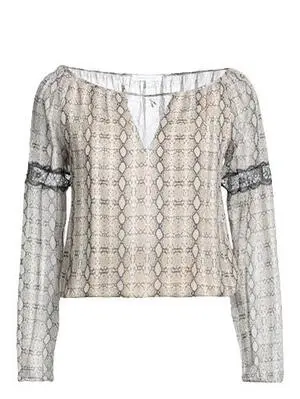 Patrizia Pepe Viscose Top - Beige