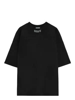 BARROW Graphic-embroidered T-shirt - Black