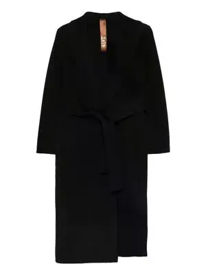 GLOX Belted Coat - Black