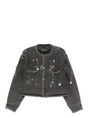R13 Appliqué-Embellished Jacket