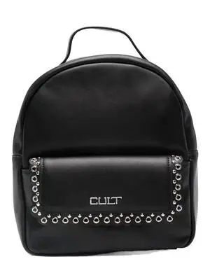 CULT Studded Leather Backpack - Black