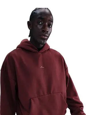 Nike Standard Issue Therma-fit Brushed Basketball Pullover Hoodie - Red