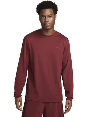 Nike Dri-fit Long-sleeve Versatile Top - Red