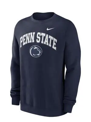 Nike Penn State Arch College Pullover Crew - Blue