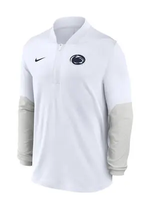 Nike Penn State Dri-fit College Half-zip Top - White