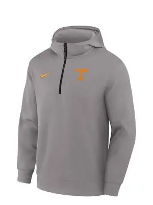 Nike Tennessee Coaches Dri-fit 1/4-zip Hoodie - Grey