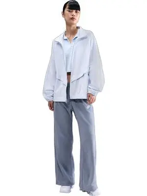 Nike Sportswear Club Fleece Mid-rise Wide-leg Cozy Pants - Blue