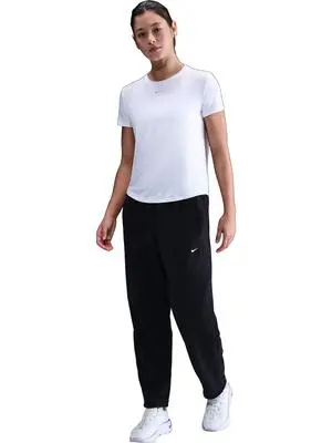 Nike One Therma-fit Mid-rise Fleece Pants - Black