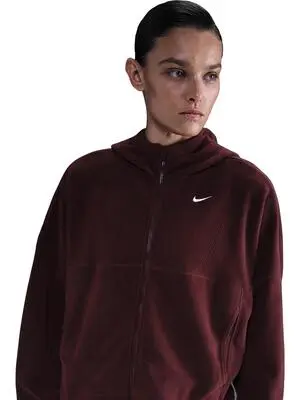 Nike One Therma-fit Full-zip Top - Red