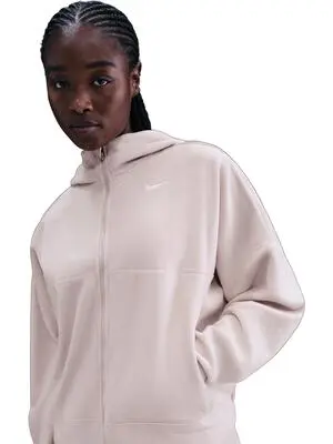 Nike One Therma-fit Full-zip Top - Pink
