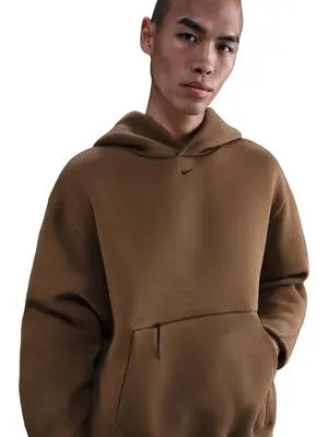 Nike Tech Fleece Oversized Hoodie - Brown
