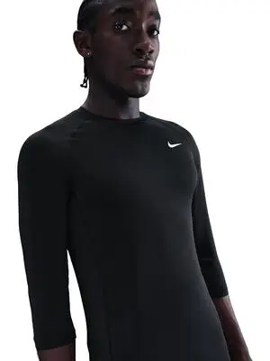 Nike Dri-fit 3/4-sleeve Baseball Top - Black