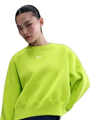 Nike Sportswear Phoenix Fleece Oversized Crew-Neck Sweatshirt Green