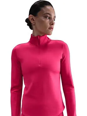 Nike One Therma-fit Half-zip Mid-layer - Pink