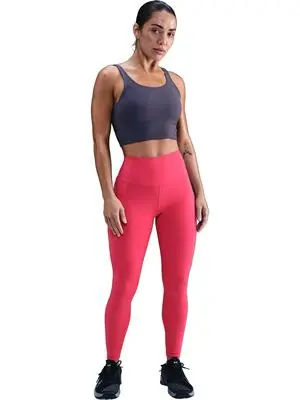 Nike One High-waisted 7/8 Leggings With Pockets - Pink