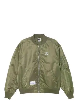 AAPE BY *A BATHING APE® Logo-patched Jacket - Green