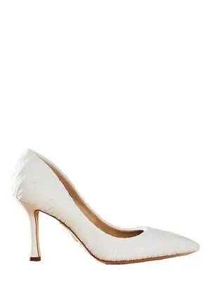 Badgley Mischka Veronika Pointed-toe Pumps - White