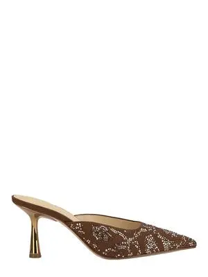 Vince Camuto Xia Pointed-toe Mules - Toasted Pecan