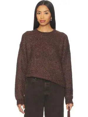 Astr The Label Archer Pullover Sweater - Brown Multi