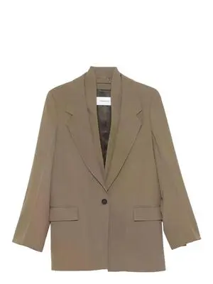 FERRAGAMO Notched-lapel Blazer - Neutrals