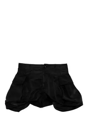 Sacai Puffball-hem Shorts - Black