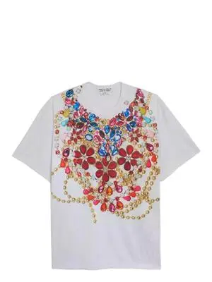 Comme Des Garçons Printed T-shirt - White