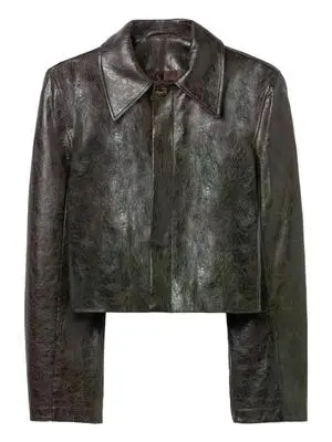 Séfr Keane Faux-leather Jacket - Brown