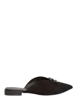 STUDIO CHOFAKIAN Leather Mules - Black