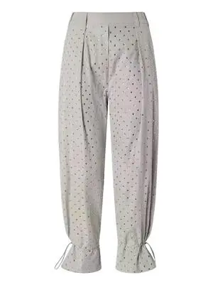 PINKO Eyelet Drawstring Trousers