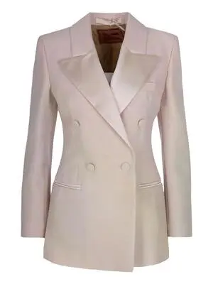 Marella Double-breasted Jacket - Pink