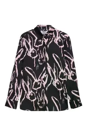 MSGM Rabbit Print Shirt