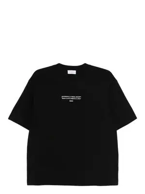 Off-White Graphic-print Cotton T-shirt - Black