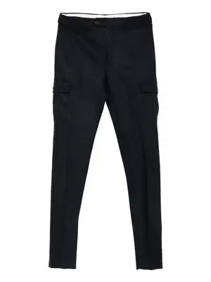 Incotex Pressed-crease Cargo Trousers - Blue