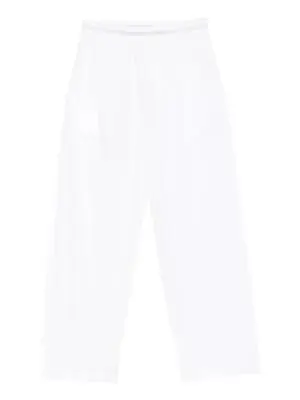 Alexander Wang Cropped Wide-leg Trousers - White