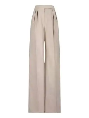 MAX MARA Pleated Wide-Leg Trousers