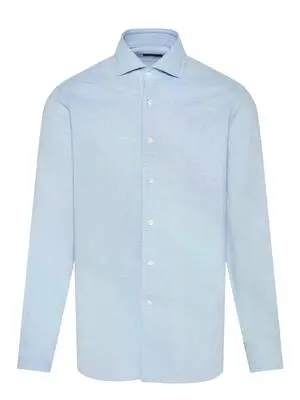 BARBA NAPOLI Buttoned Shirt - Blue