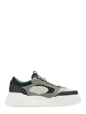 Fendi Force Leather Sneakers - White