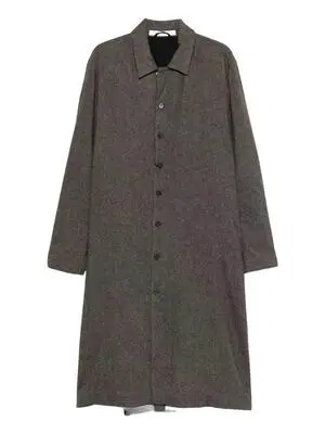K'ANG Button-up Coat - Brown