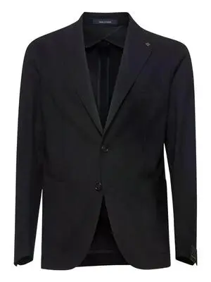 Tagliatore Lapel-pin Two-button Blazer - Blue