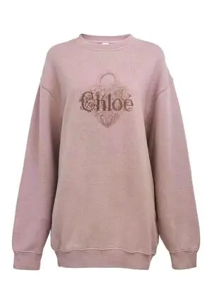Chloé Crew-neck Sweatshirt - Pink