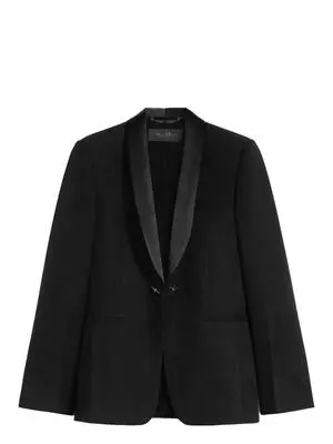 MAX MARA Giselle Shawl-Lapel Embellished Blazer
