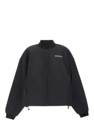 NEW BALANCE Graphic-embroidered Bomber Jacket - Black