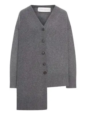 NICCOLO PASQUALETTI Asymmetric Cashmere Cardigan - Grey