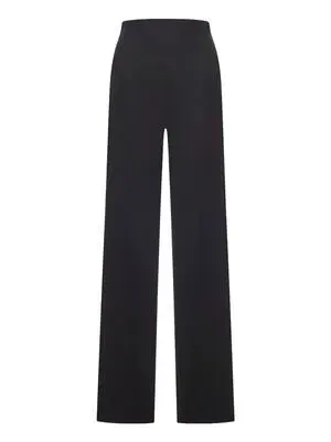 Max Mara Satira Side Band Trousers - Black