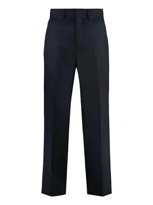 PT TORINO Virgin Wool Trousers - Blue