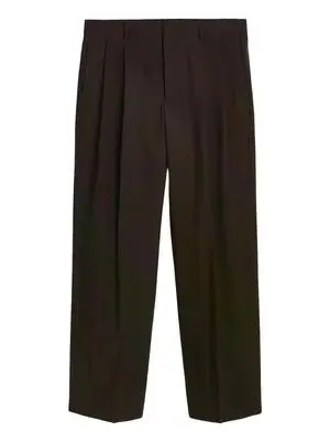SUNFLOWER Pleated Trousers - Brown