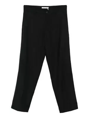 SAMSOE SAMSOE Straight-leg Tailored Trousers - Black