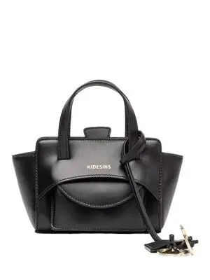HIDESINS Flap Tote Bag - Black